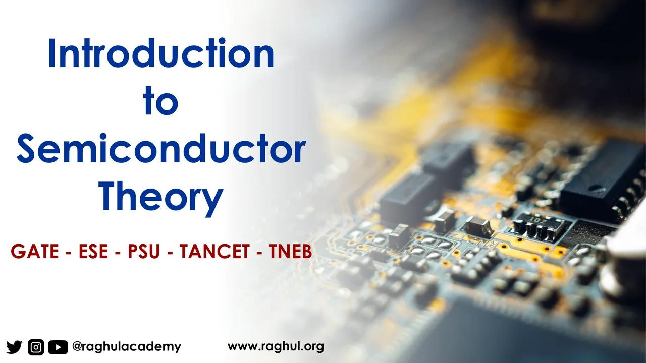 Introduction to Semiconductor Theory | Analog Circuits