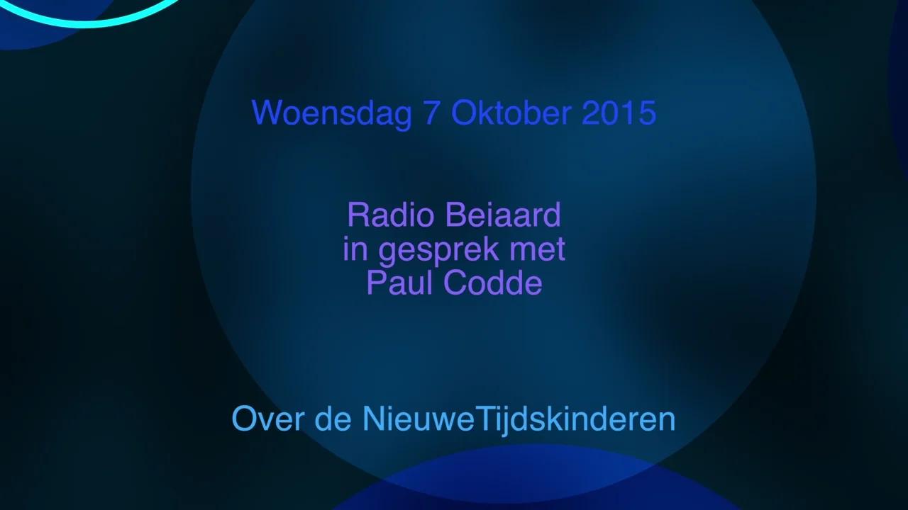Een aantal jaren geleden werd Paul Codde uitgenodigd voor een radio ...