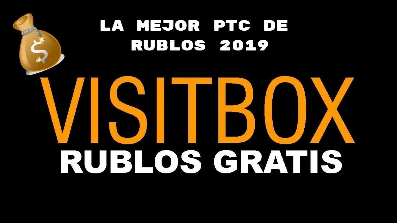 Excelente pagina de PTC rublos VISIT-BOX
