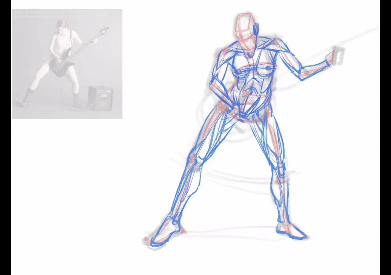 How to Improve your Draw Skills - Drawing Figure & Anatomy Simple Breakdown