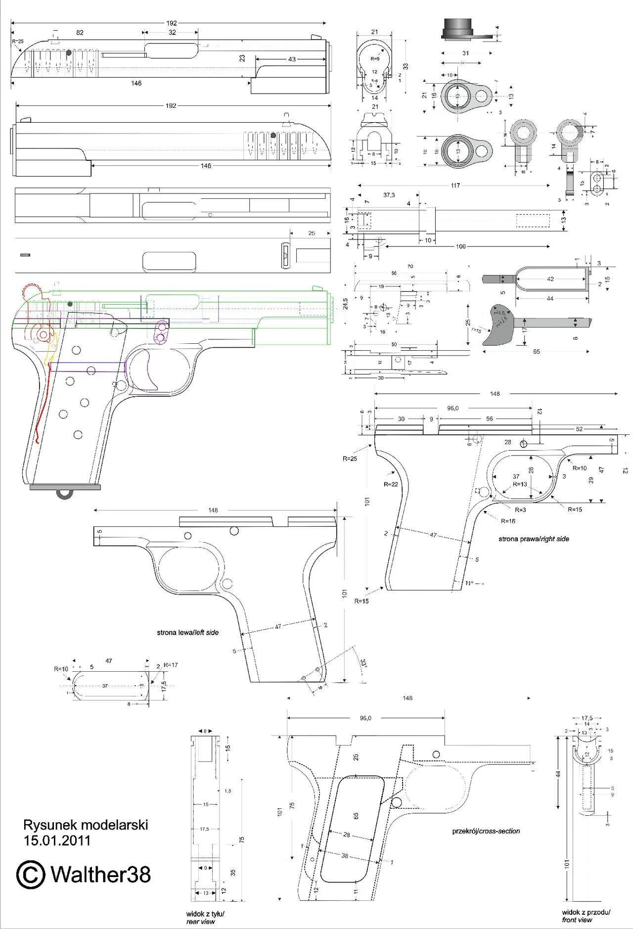 Tokarev Remanufactured Drawing Set