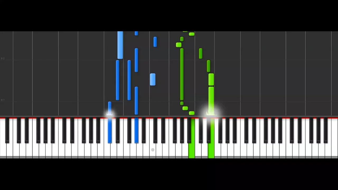 Frederic Chopin - Scherzo No.2 in B-flat minor, Op.31 Piano Tutorial Synthesia