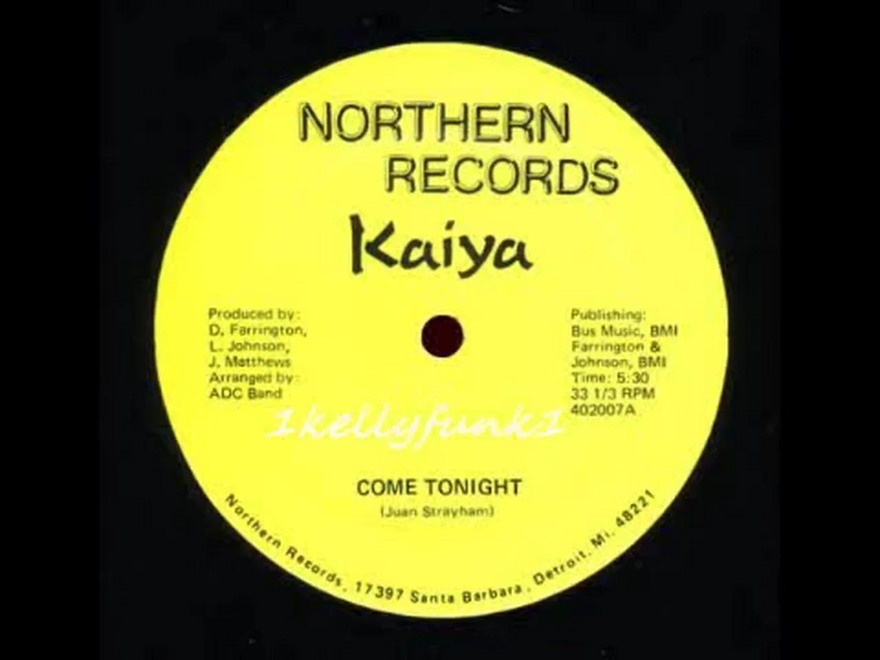 Kaiya---Come-Tonight 1984