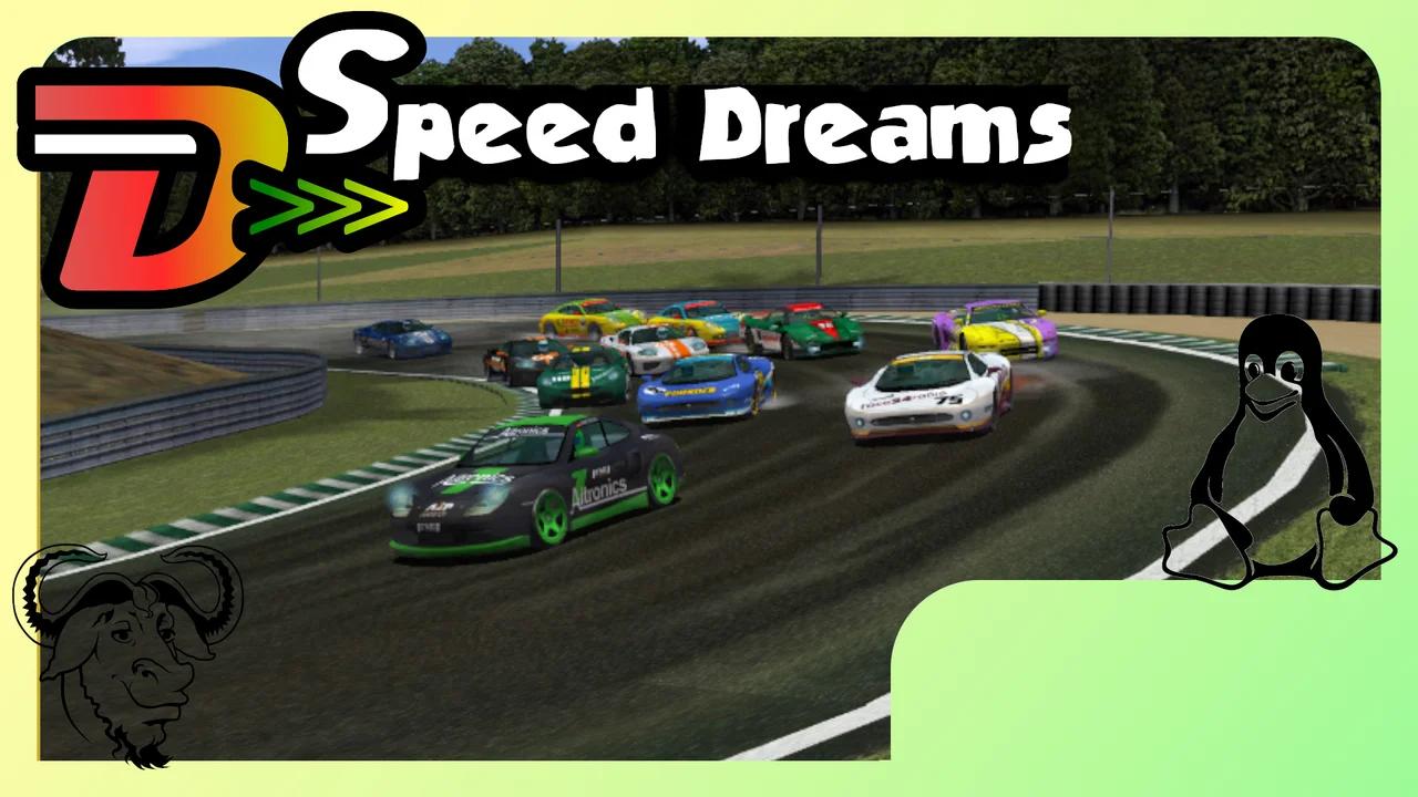 Speed Dreams Stream (GNU / Linux, Free Software Gaming).