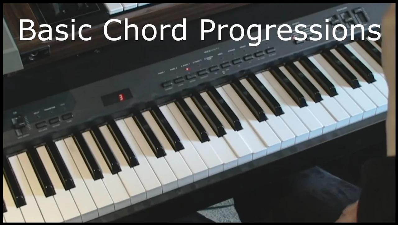 Learn Basic Chord Progressions 2-5-1 and more on Piano Keyboard (Tutorial)