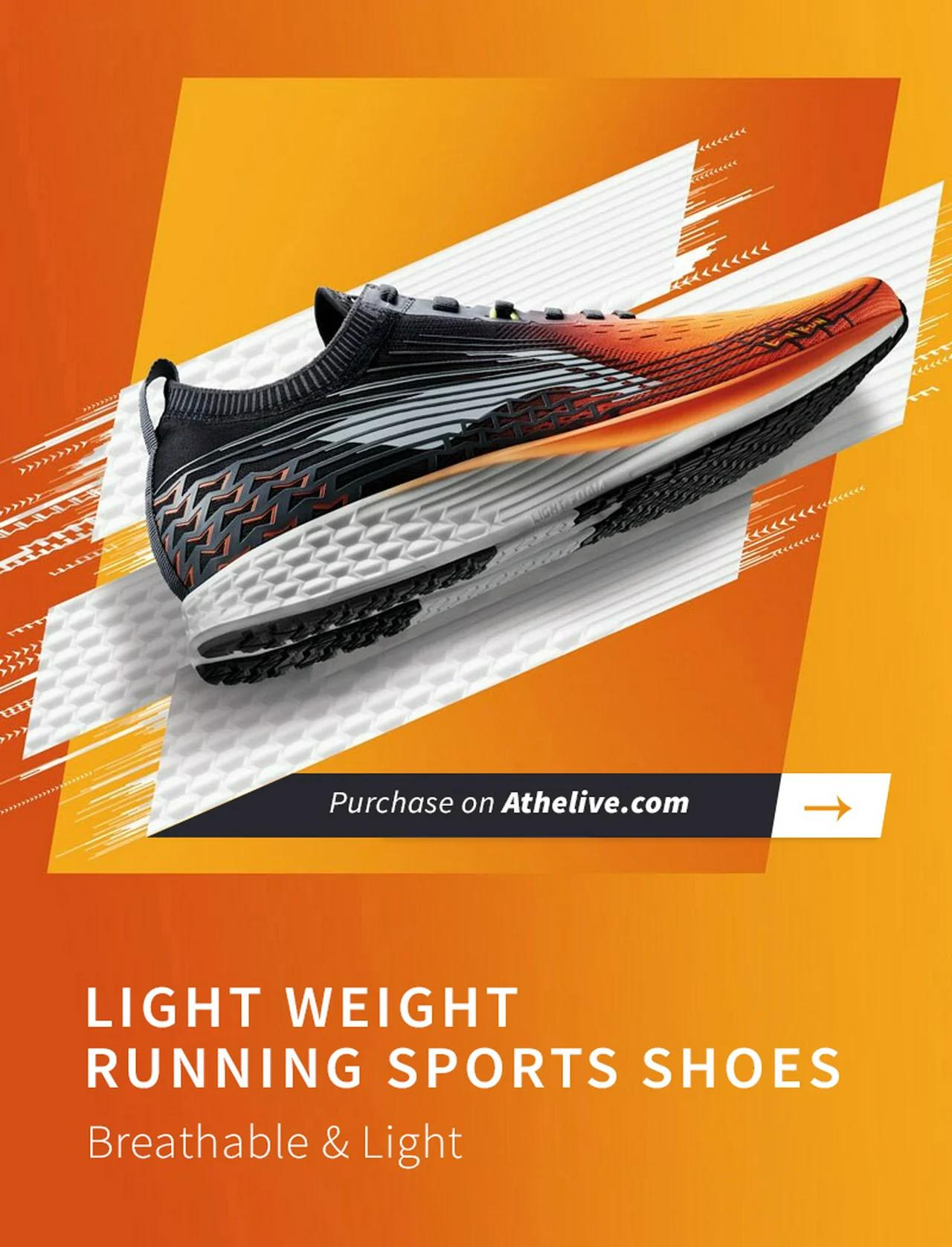 Breathable Light Weight Running Sports Shoes