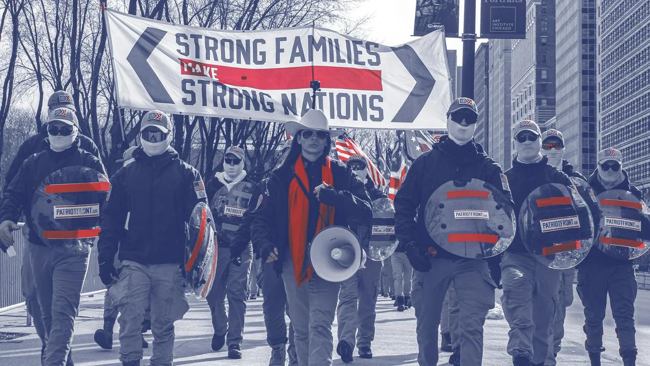 Patriot Front Chicago Pro-Life March Jan 2021