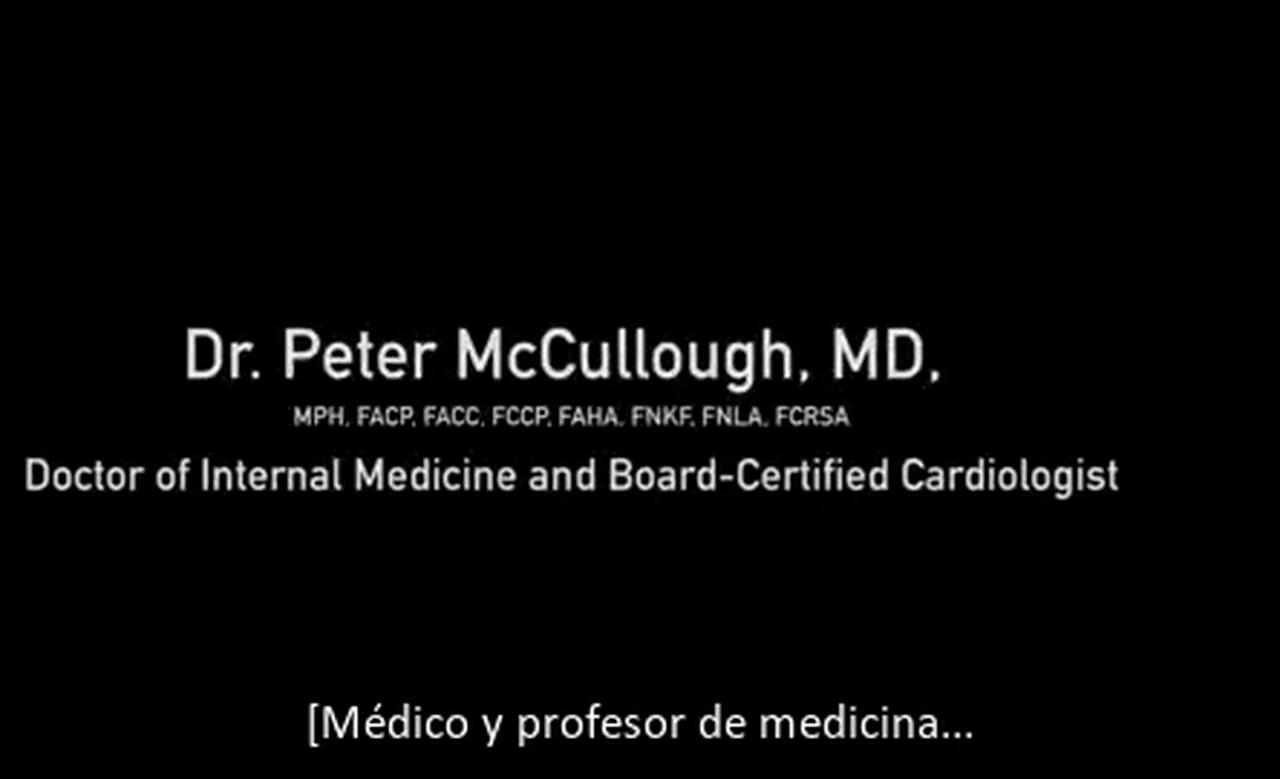 Dr. Peter McCullough, médico internista y cardiólogo, asesor médico ...