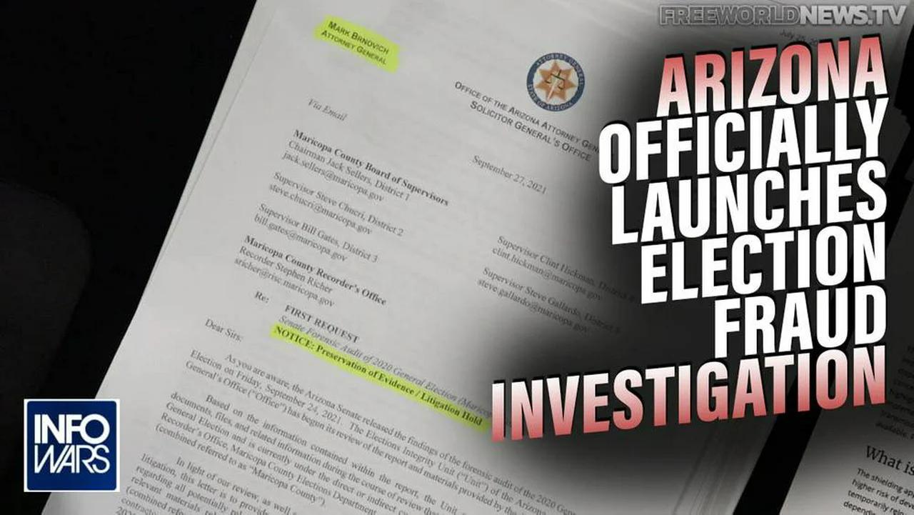 Arizona AG Launches Official Election Fraud Investigation