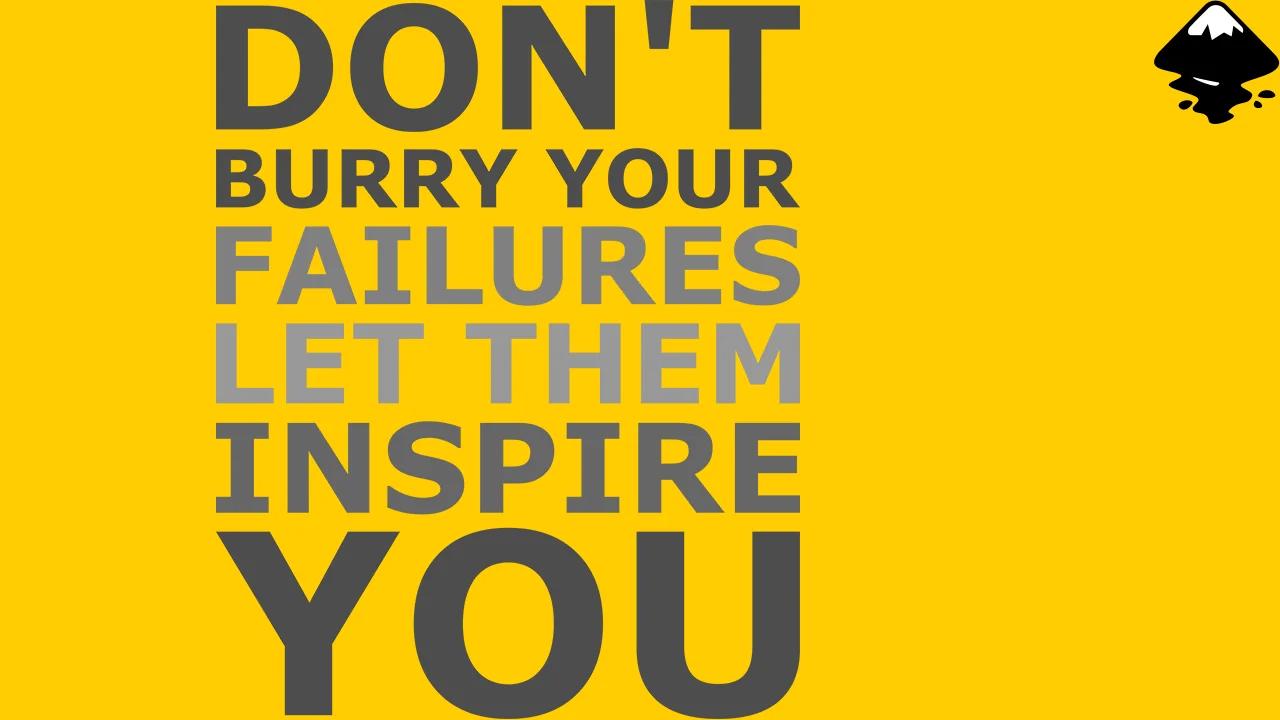 Create a simple text poster design in Inkscape