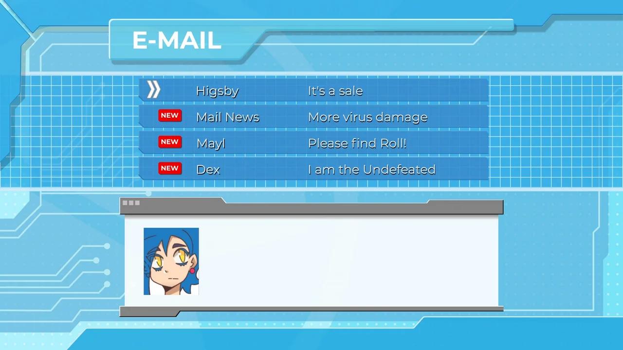 Megaman Network Transmission HD UI Mock UP