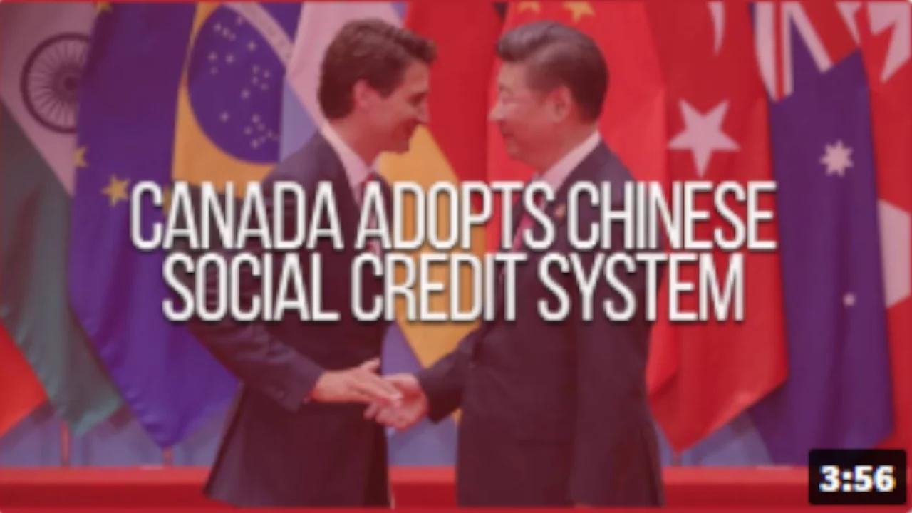 Canada Adopts Chinese Social Credit System