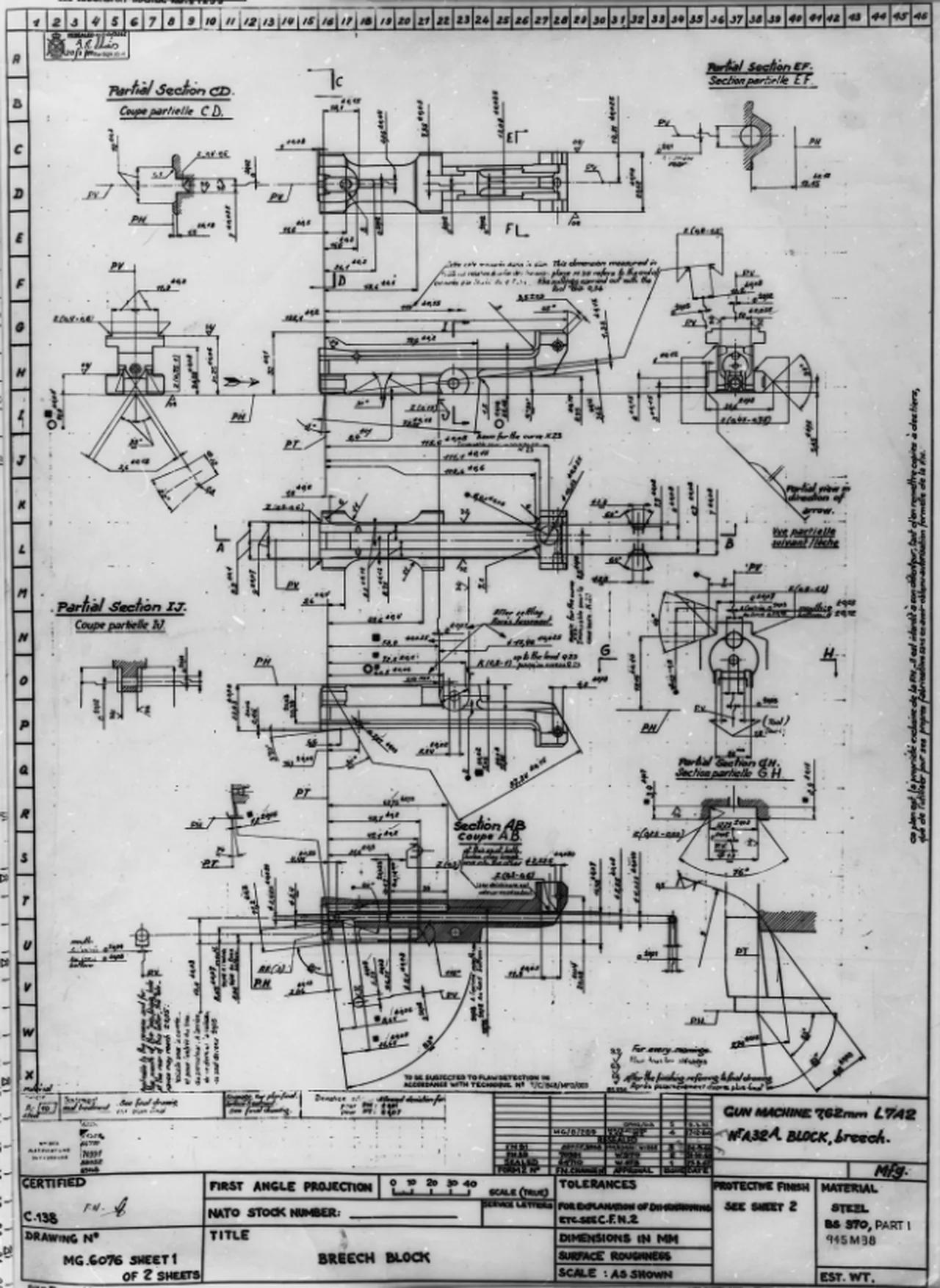 L7 (British M240/FN MAG Copy) Partial TDP