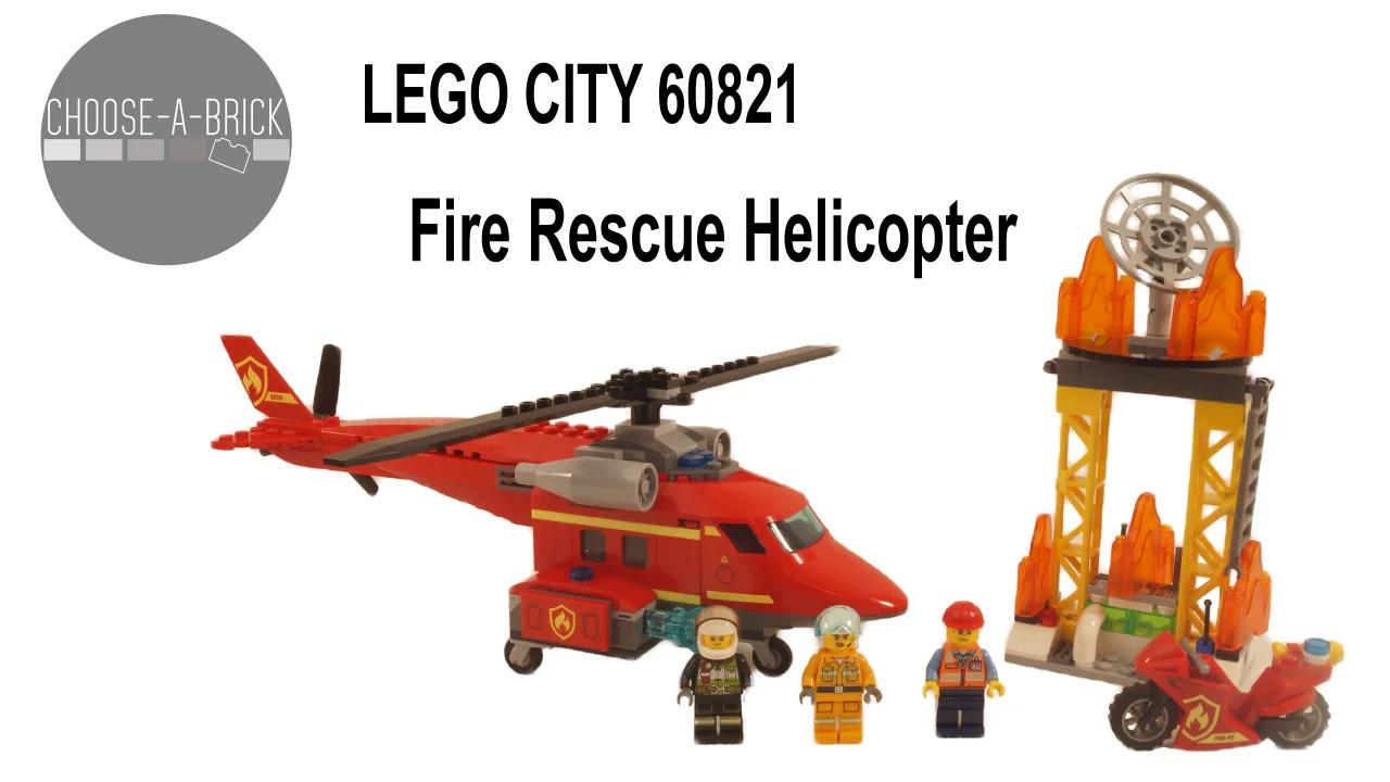 LEGO 60281 Fire Rescue Helicopter - LEGO CITY Speed Build 2021