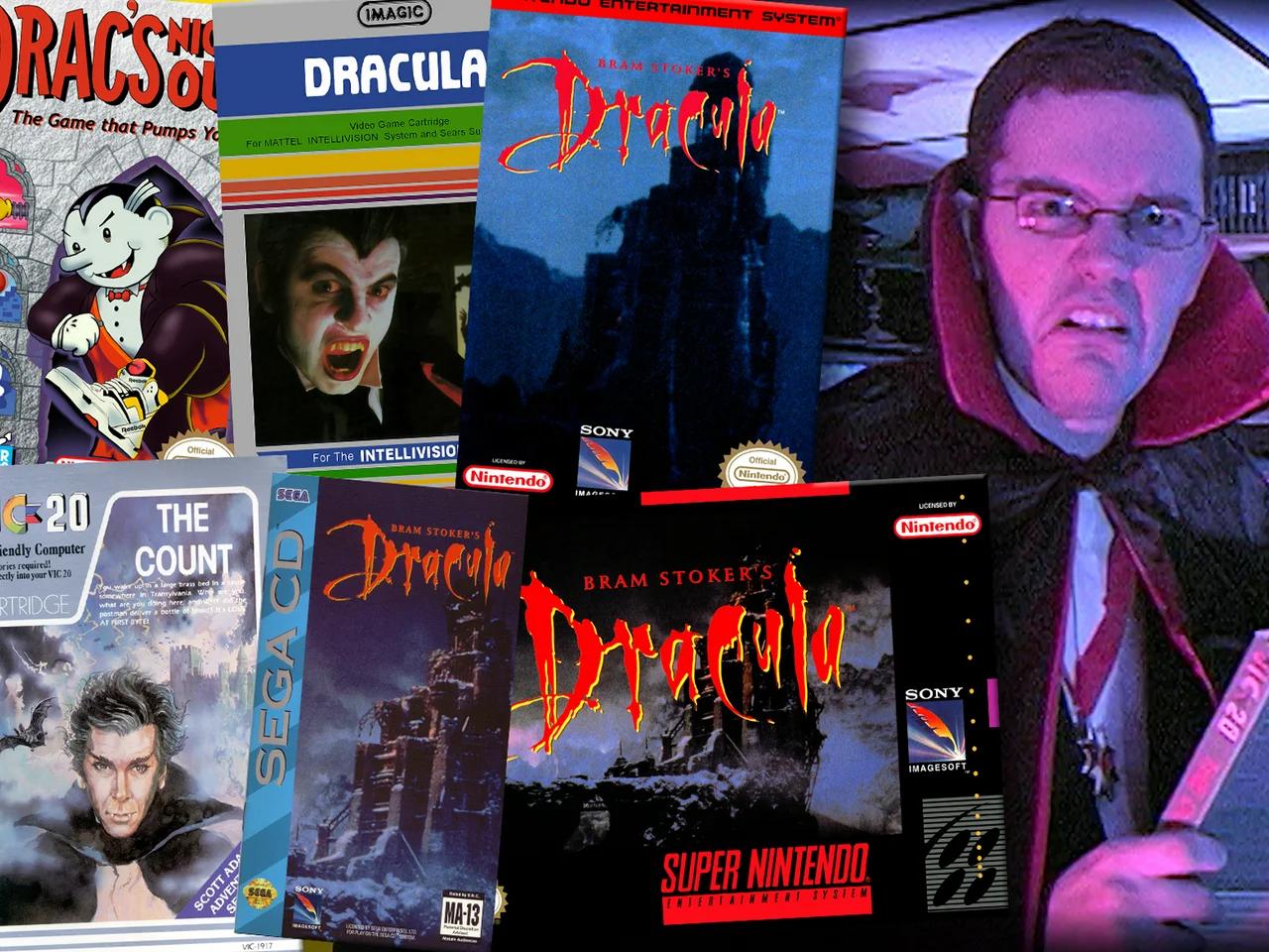Dracula (NES, SNES, Genesis, Sega CD) Angry Video Game Nerd (AVGN ...