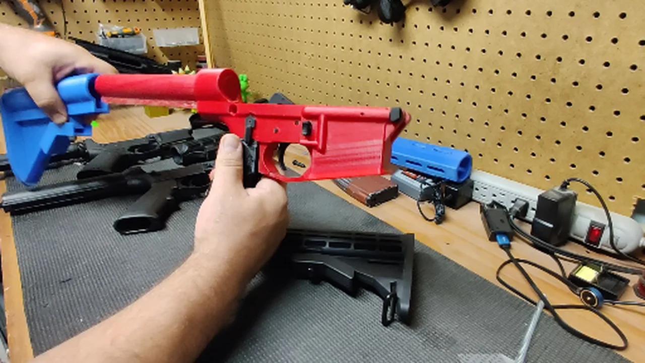 3d printed AR 15 stock