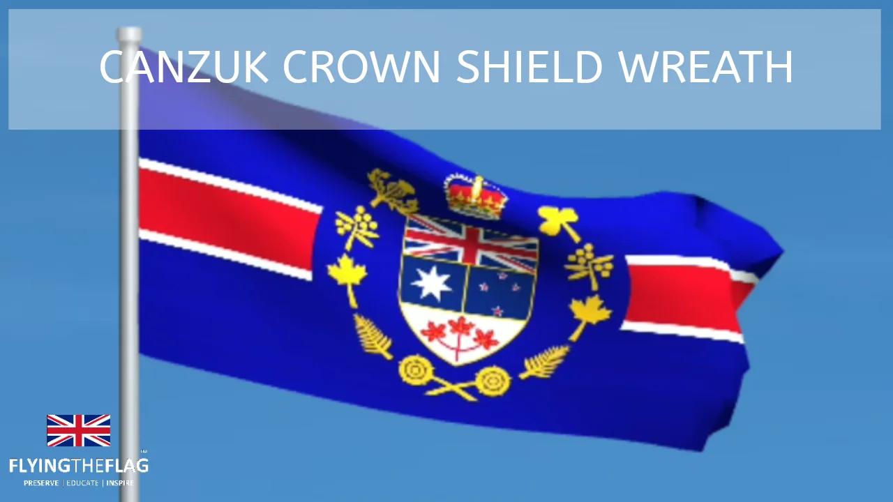 CANZUK Flag Proposal Crown Shield Wreath Design