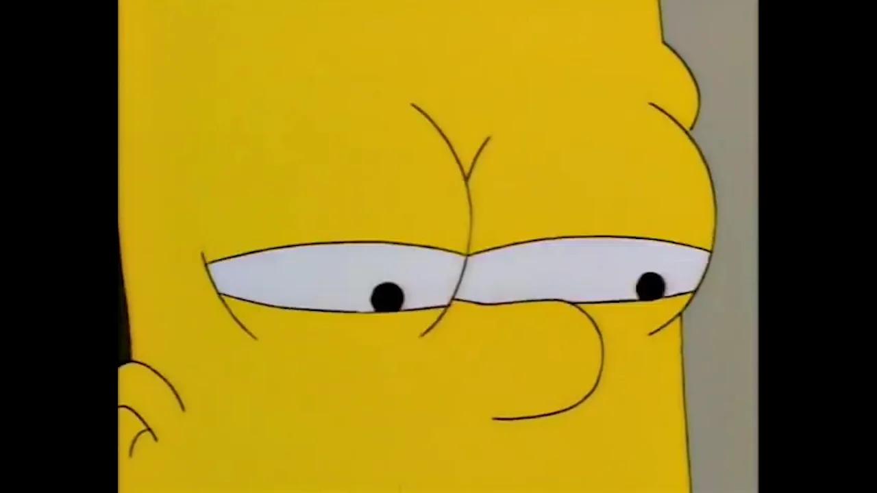 bart says the wrong word