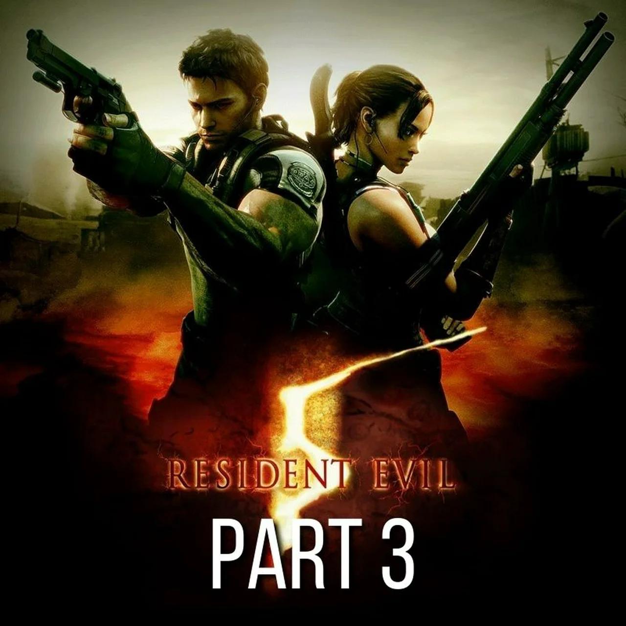 Resident Evil 5 part 3 - Guns and Cars (with Azureus Blaze)