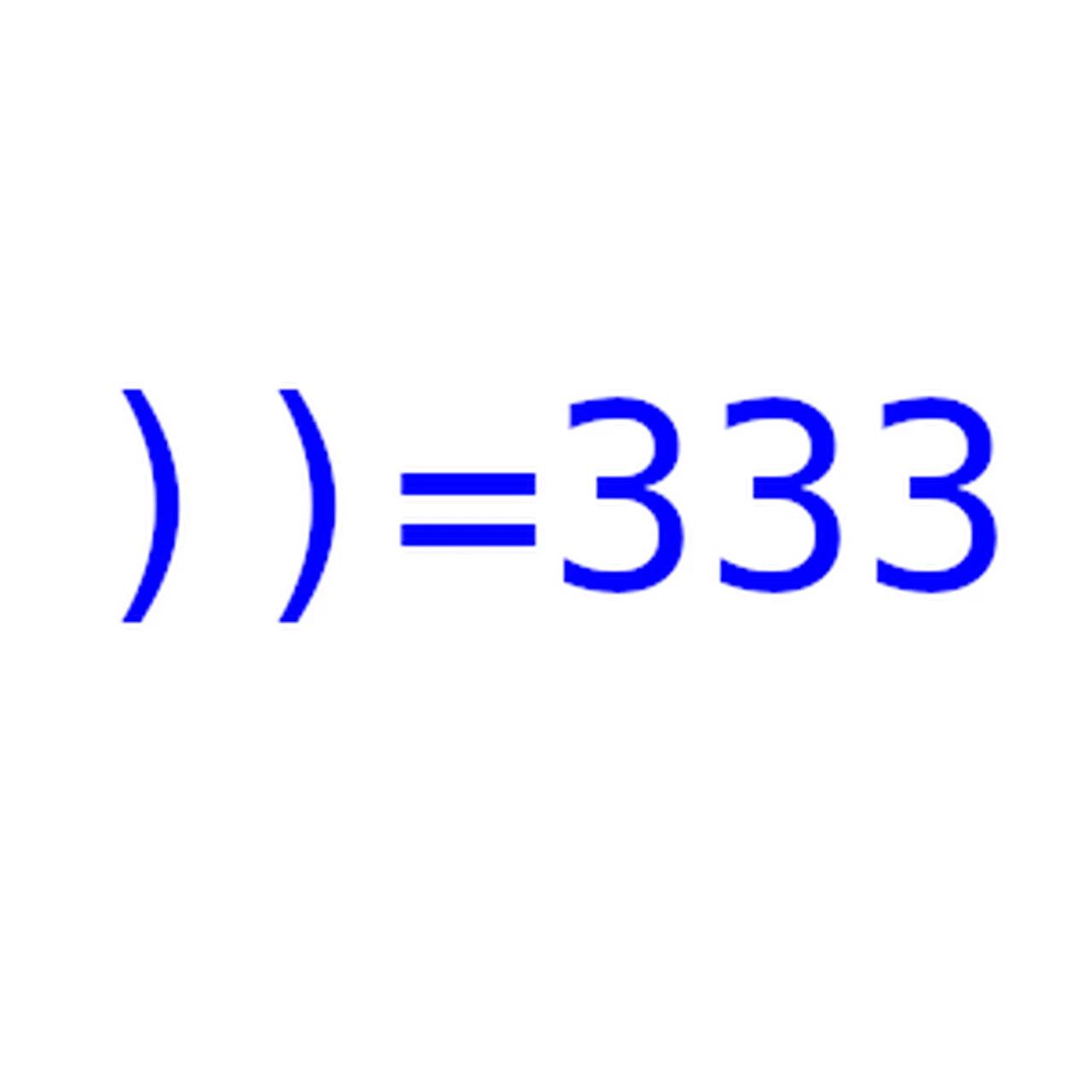 ))=333