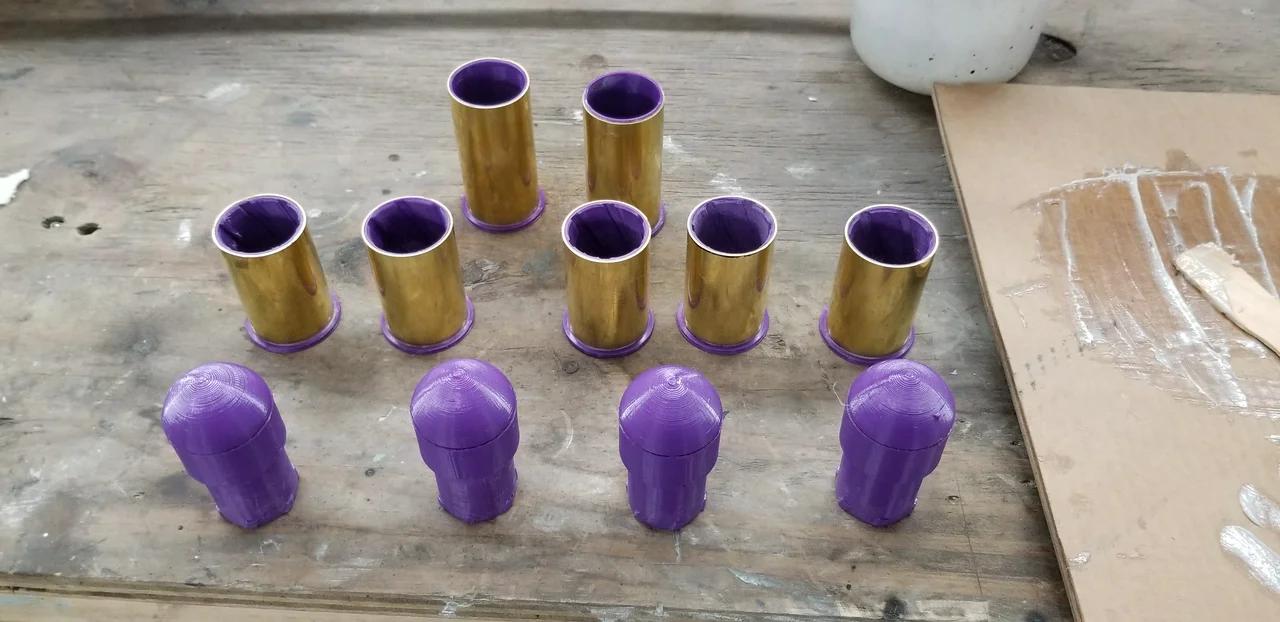Brass pipe hulls for AWCY launchers