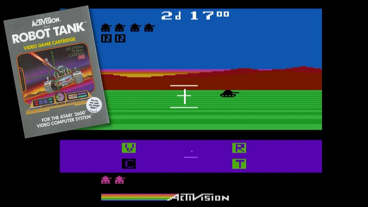 Robot Tank (Atari 2600) - Review & Gameplay