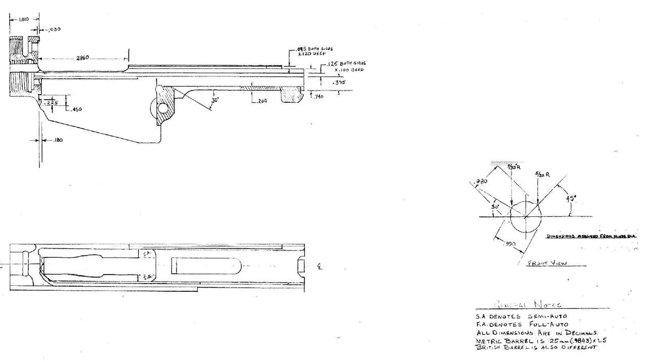 FN FAL Receiver (Inch Pattern)