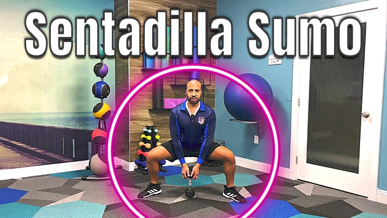 Como hacer una SENTADILLA SUMO con mancuerna / Que ejercicios para las ...