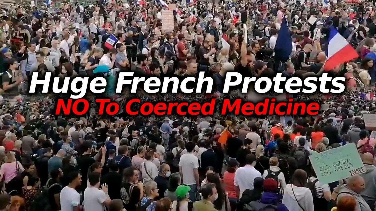 Huge French Protests! Anti-Tyranny, Pro-Freedom Rallies ALL Across France!