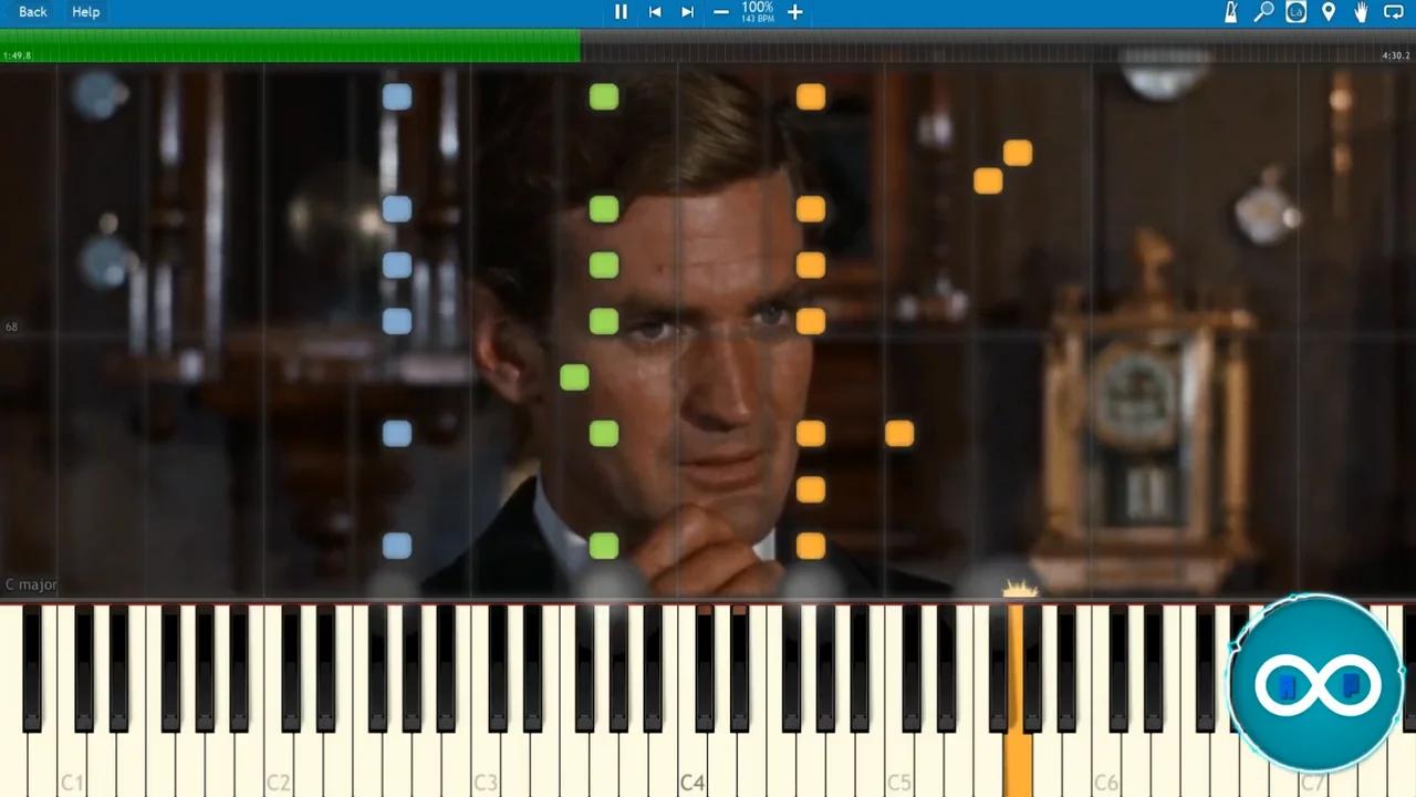 Waterflame - Time Machine (Redone) Piano Midi Synthesia Cover