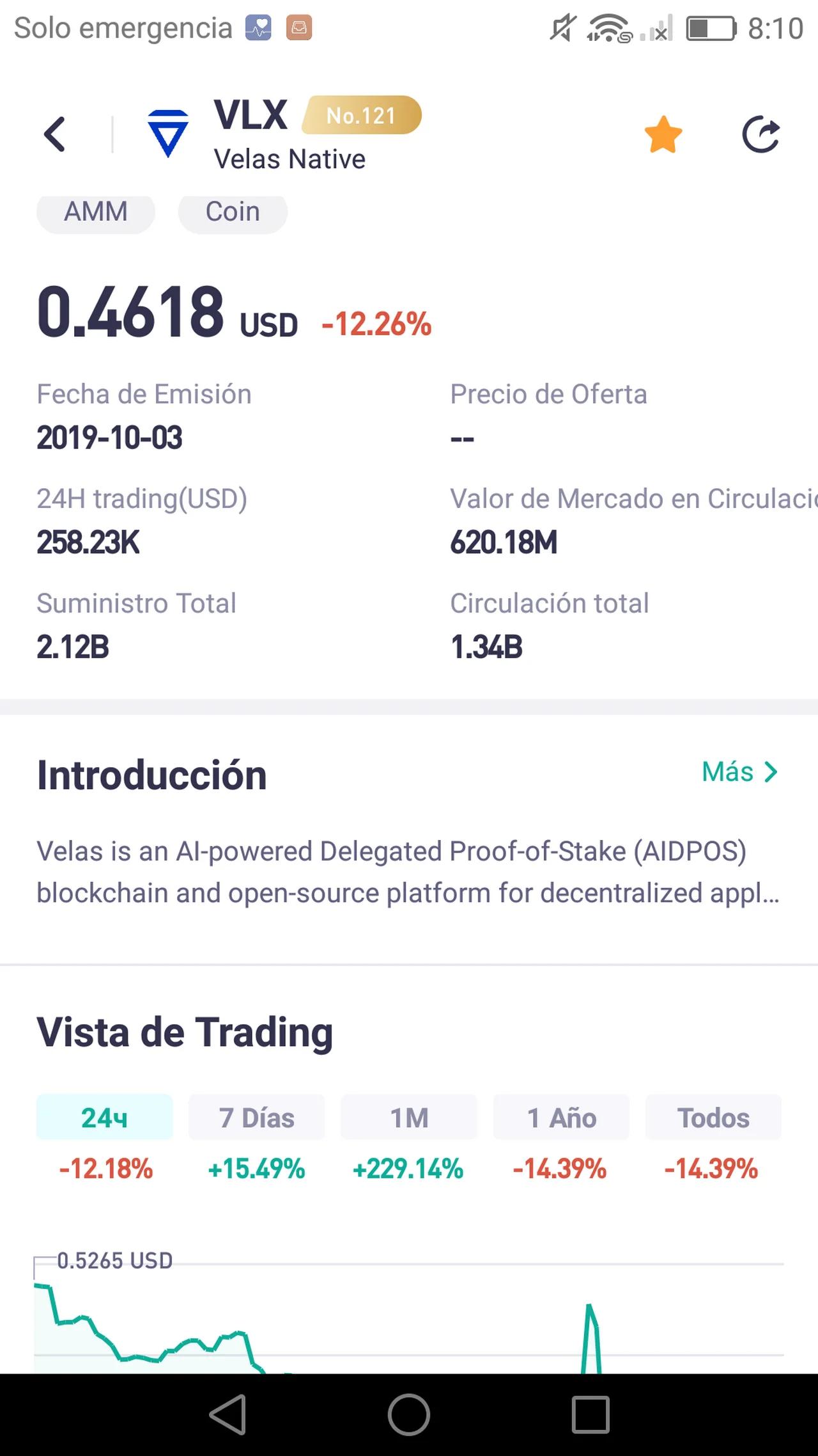 VELAS NATIVE (VLX) Cryto con gran potencial para generar buenas ganancias