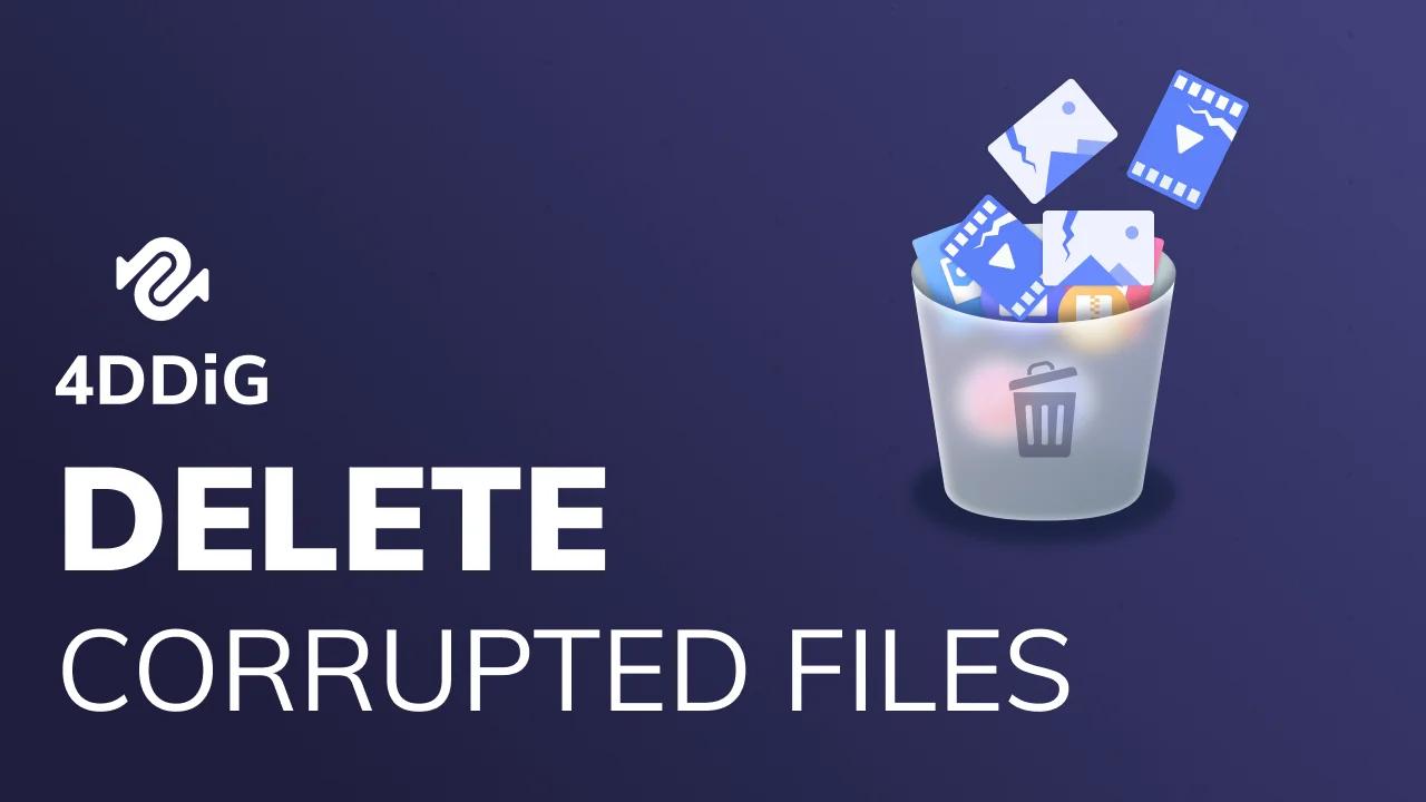 (4 Ways) How to Delete Corrupted Files in Windows 10/11 | How to Delete Undeletable Files & Folders