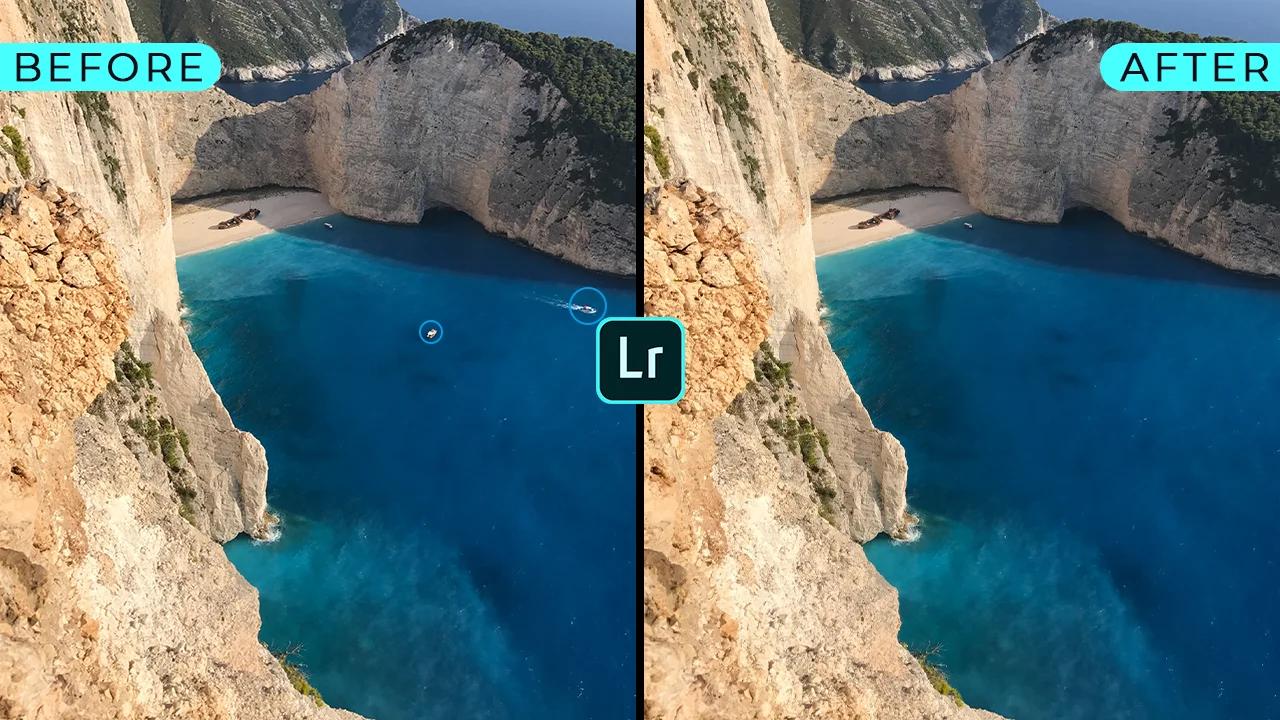 How to remove objects from photos with Adobe Lightroom