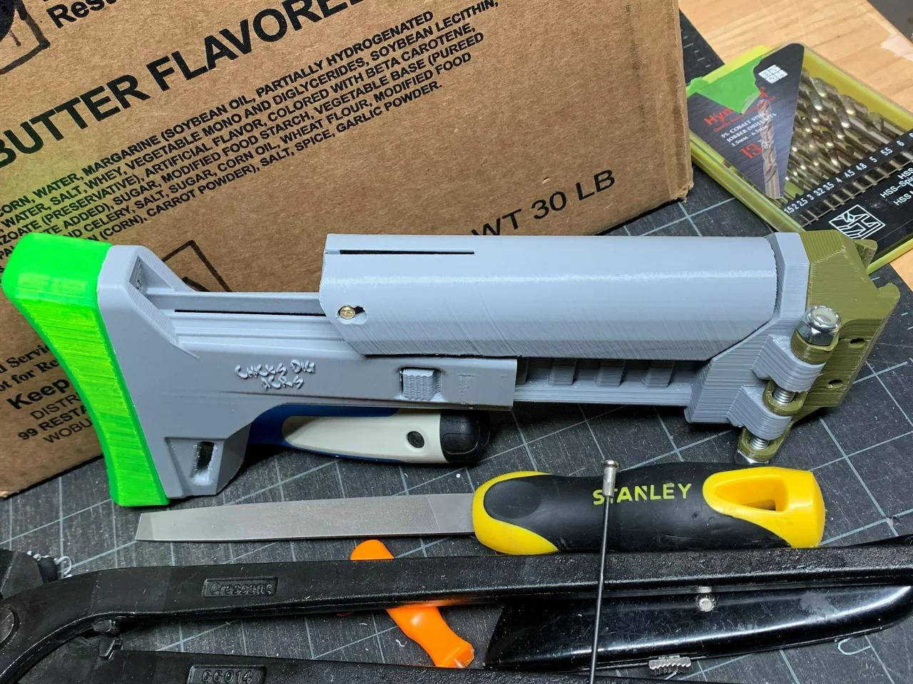 ACR style stock for G36 by Saniainen | Download free STL model ...