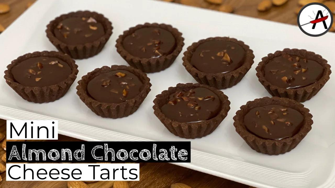 Mini Almonds Chocolate Cheese Tarts