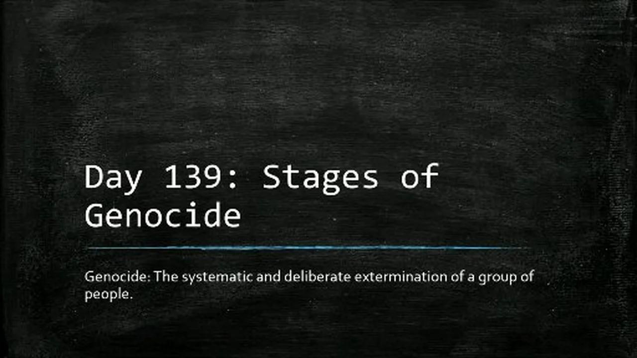 The Stages of Genocide.