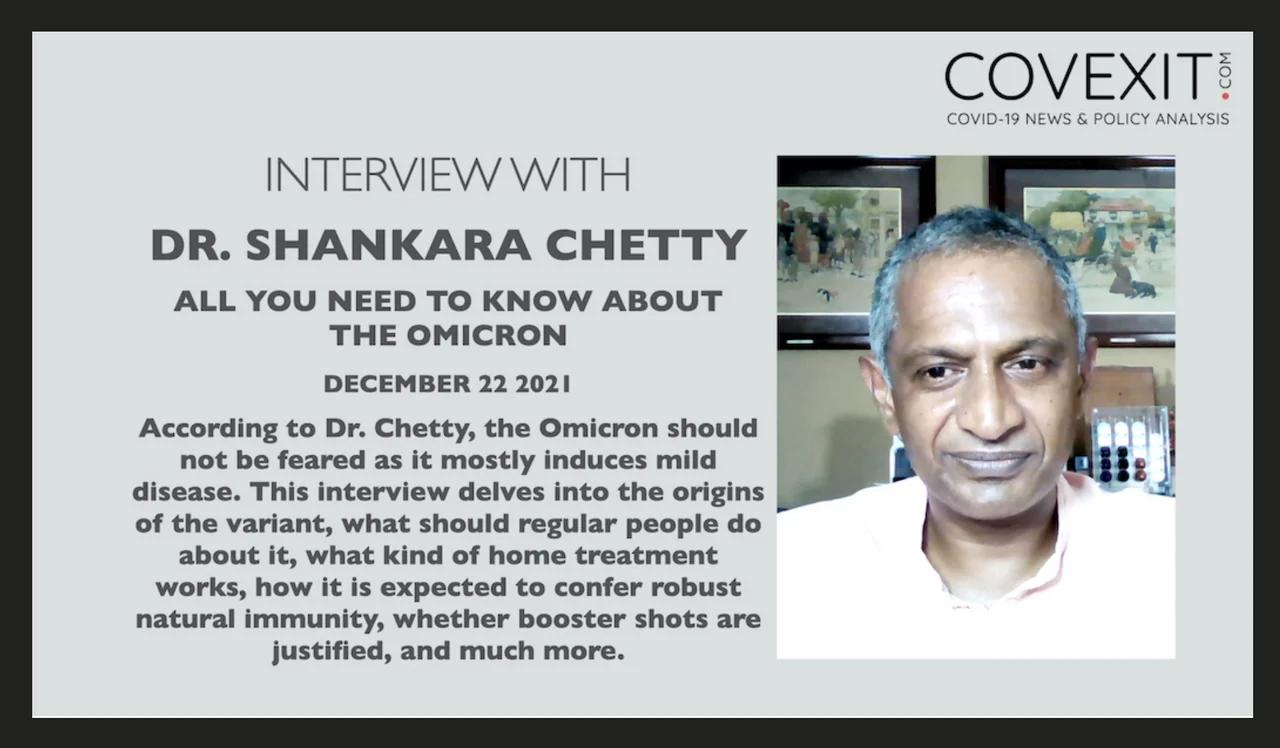 Dr. S. Chetty Interview: The Omicron - All You Need to Know!