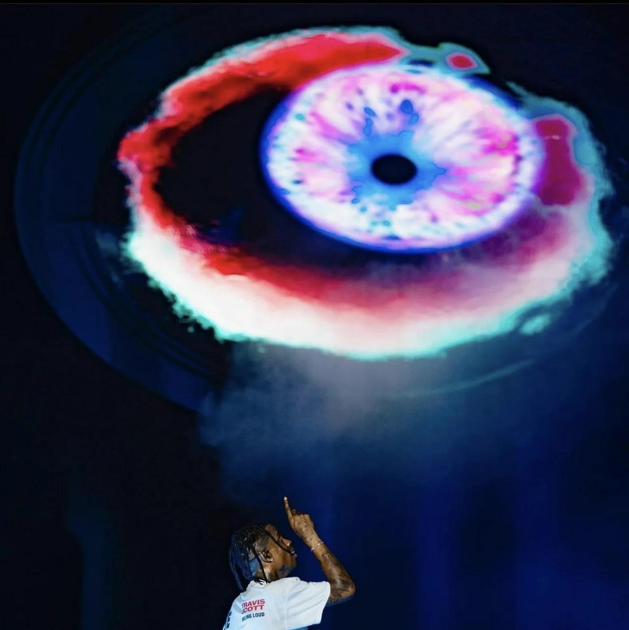 👿Travis Scott satanic ritual concert go-er