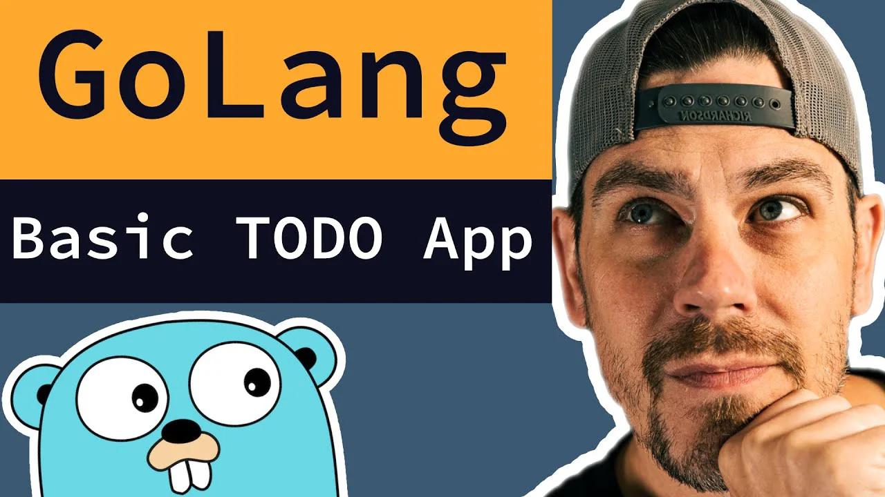 Golang Simple Todo App Using Html Templates Beginners Tutorial 0962