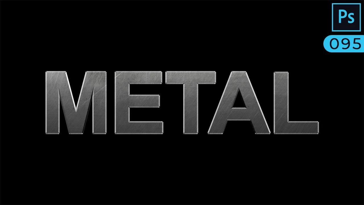Metal Text Effect in Adobe Photoshop