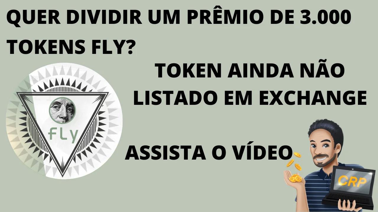 Airdrop Token Fly - Assista ao vídeo e saiba como participar.