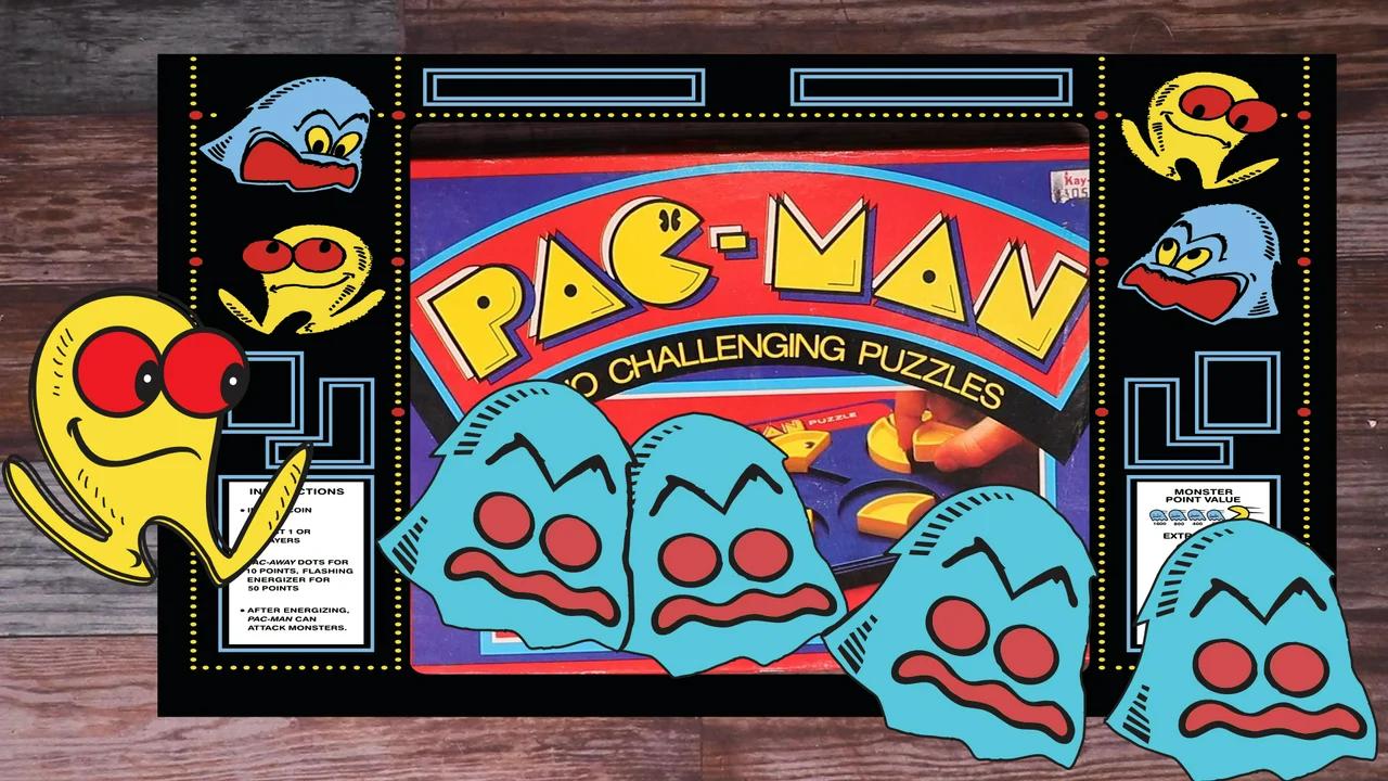 Challenging Pac-Man Puzzle from Milton Bradley (1982)