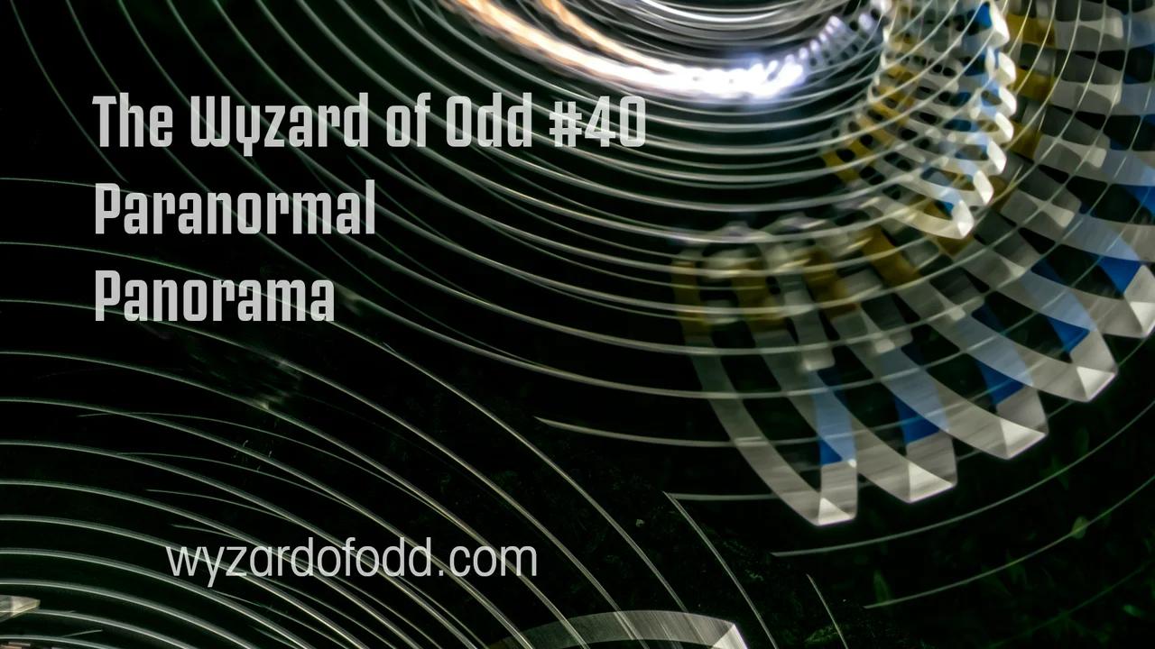 The Wyzard of Odd #40 | Bryan Lahr - Paranormal Panorama - July 12, 2021