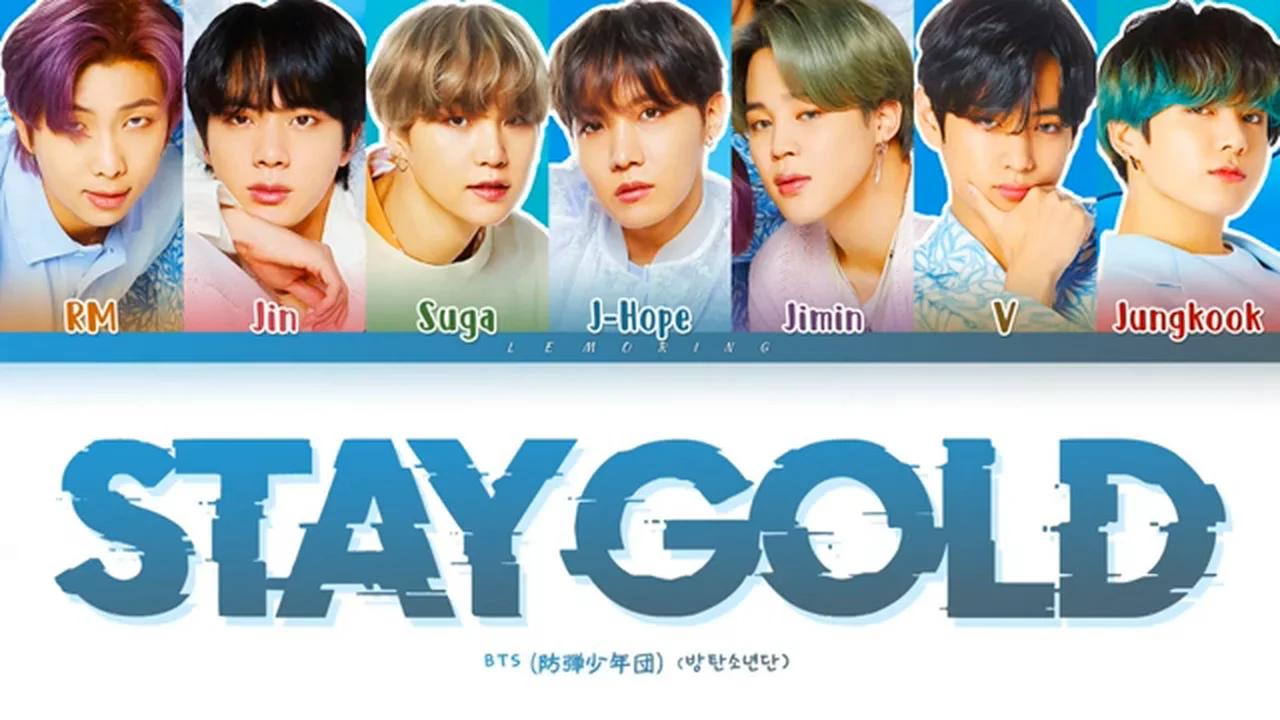 BTS Stay Gold Lyrics (방탄소년단/防弾少年団 Stay Gold 日本語字幕 가사) [Color Coded ...