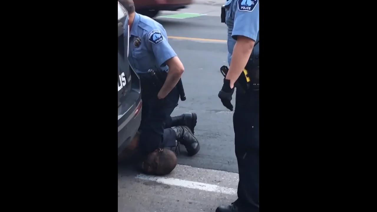 Minneapolis Police Officer Holds Knee to Mans Neck. Outcome is NOT good