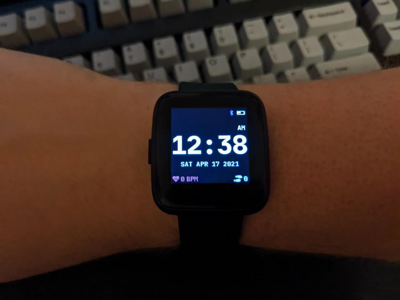 Infinitime RC 1.0 on the Pine64 Pinetime