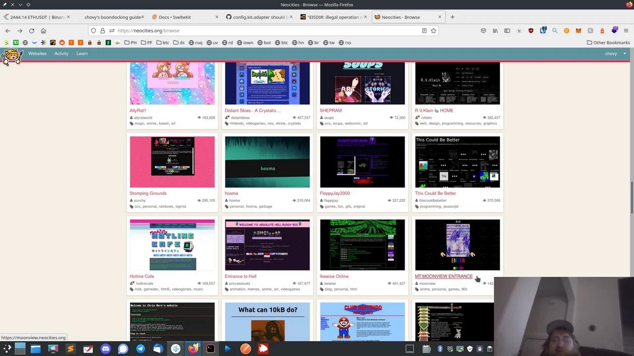 Using svelte-kit with static-adapter on neocities.org