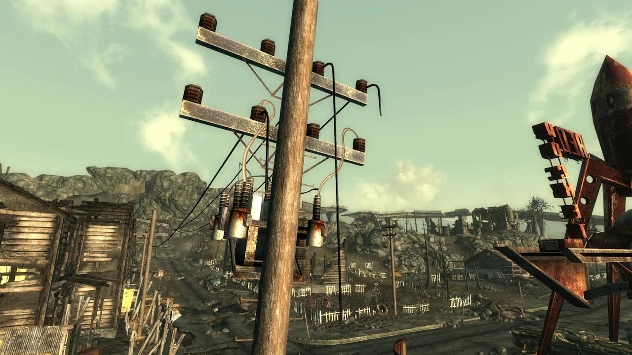 Fallout 3 Mods - Animated Utility Poles by Ashens2014