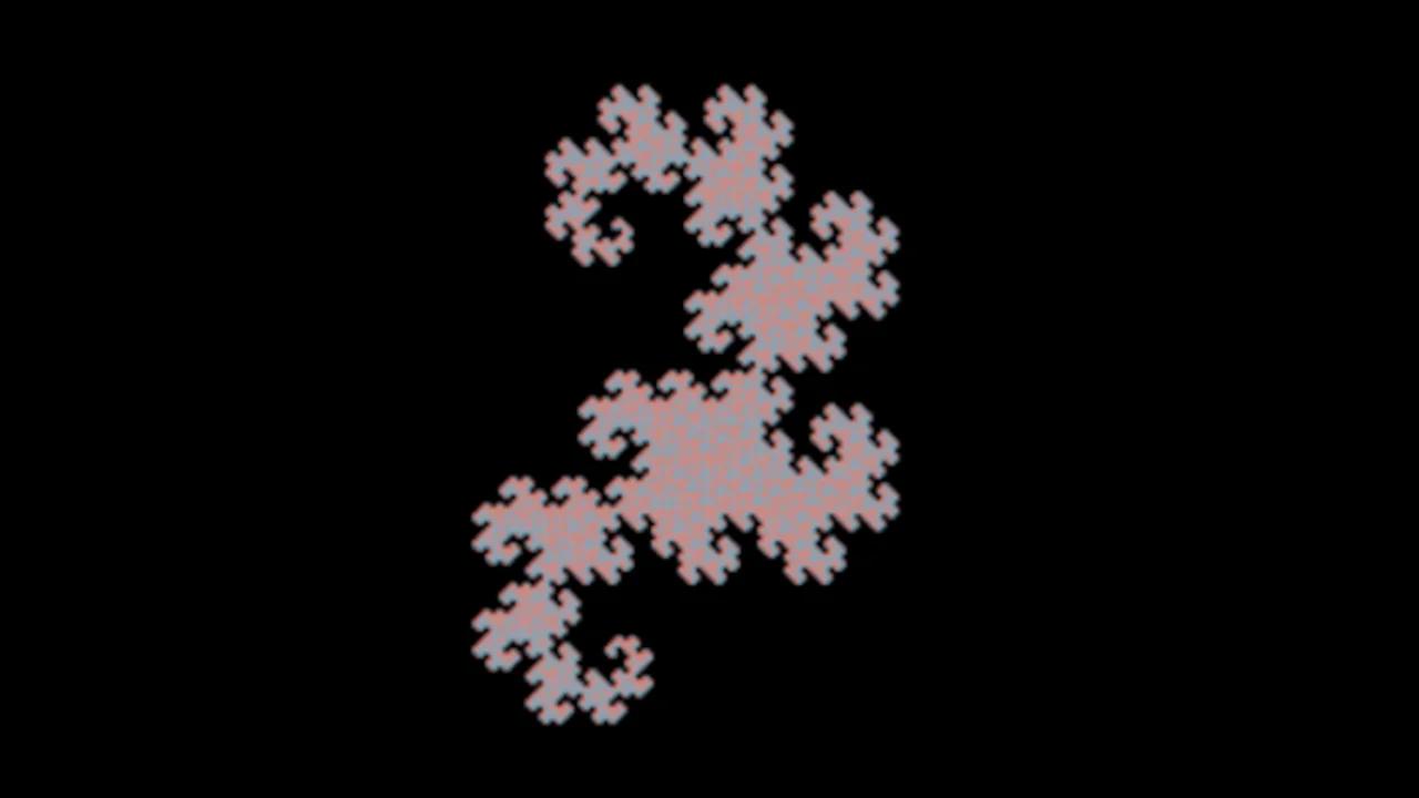 12 Iterations of the Dragon Curve