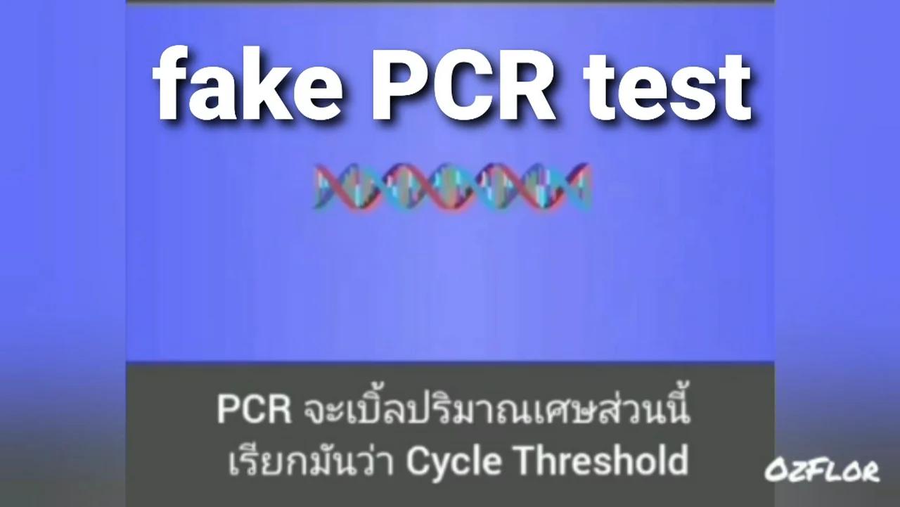 PCR ปลอม "ทดสอบ" เชื่อถือได้แค่ไหน? - fake PCR "test", how reliable are ...